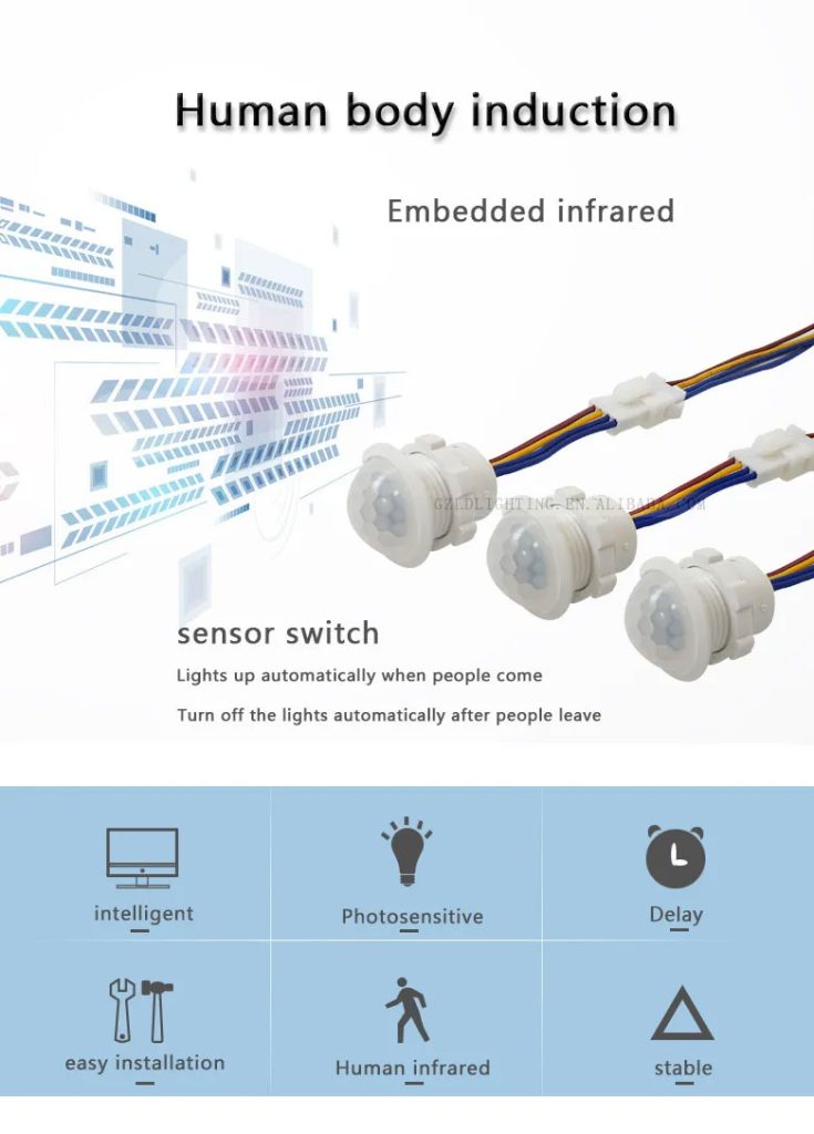 Mini PIR Motion Sensor Electric Switch