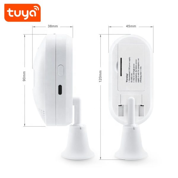 Tuya Smart WiFi PIR Motion Sensor with Sound Alarm – SmartX BD