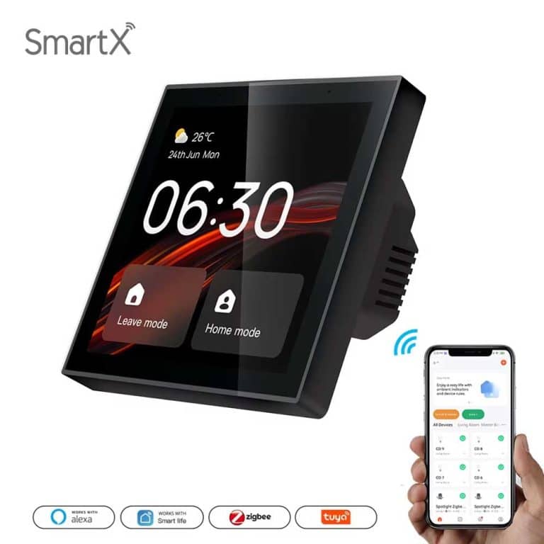 Tuya 4 Inch Smart Touch Control Panel ZigBee Gateway with Built-in ...